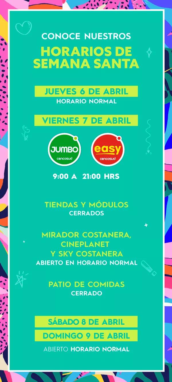 Semana Santa: Los horarios de supermercados y malls | T13
